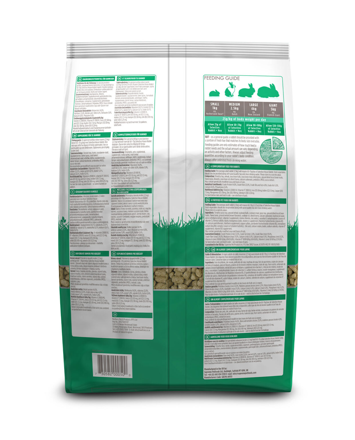 Hrana pentru iepuri cu fan, iarba si cimbru, Science Selective, Adult ...