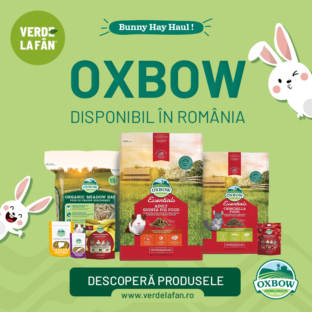 Oxbow Animal Health în Romania prin Master Products - Master Products